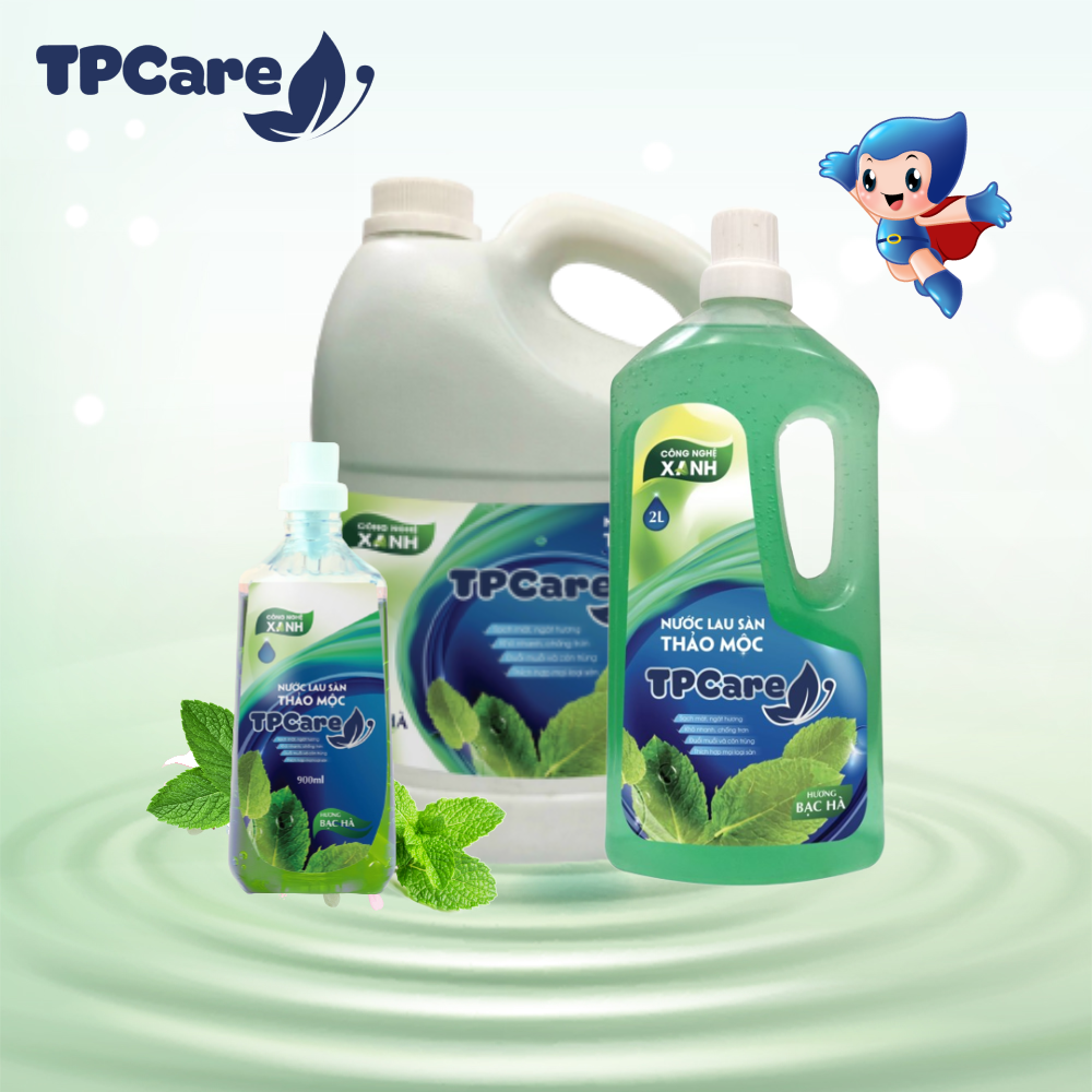 Nước lau sàn TPCare diệt khuẩn, chống trơn trượt chất lượng
